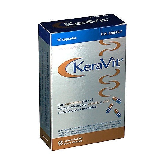 Keravit Cabello-Uñas 90 Cápsulas – LaFarmacia