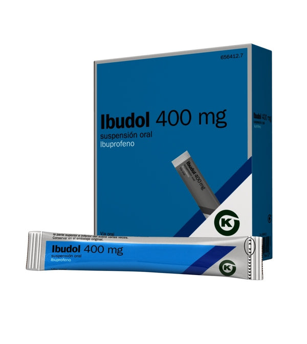 Ibudol 400 mg 20 Sobres Stickpack Ibuprofeno en Suspensión Oral ...