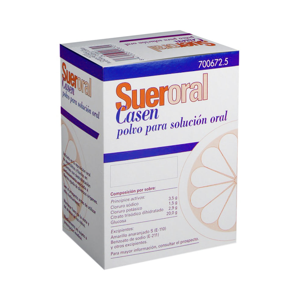 Sueroral Casen 5 sobres polvo – LaFarmacia